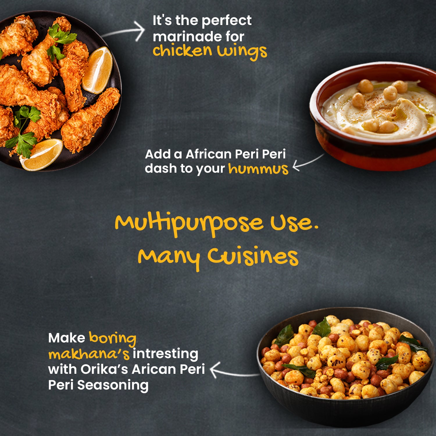 Orika African Peri Peri Sprinkler, 75g