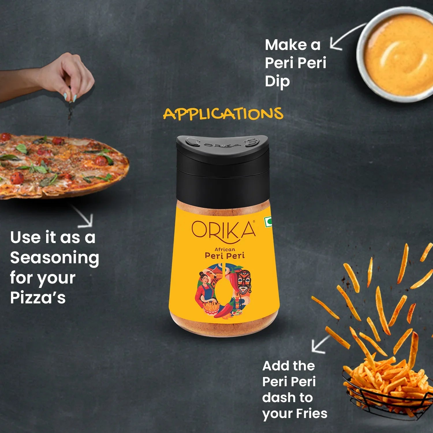 Orika African Peri Peri Sprinkler, 75g