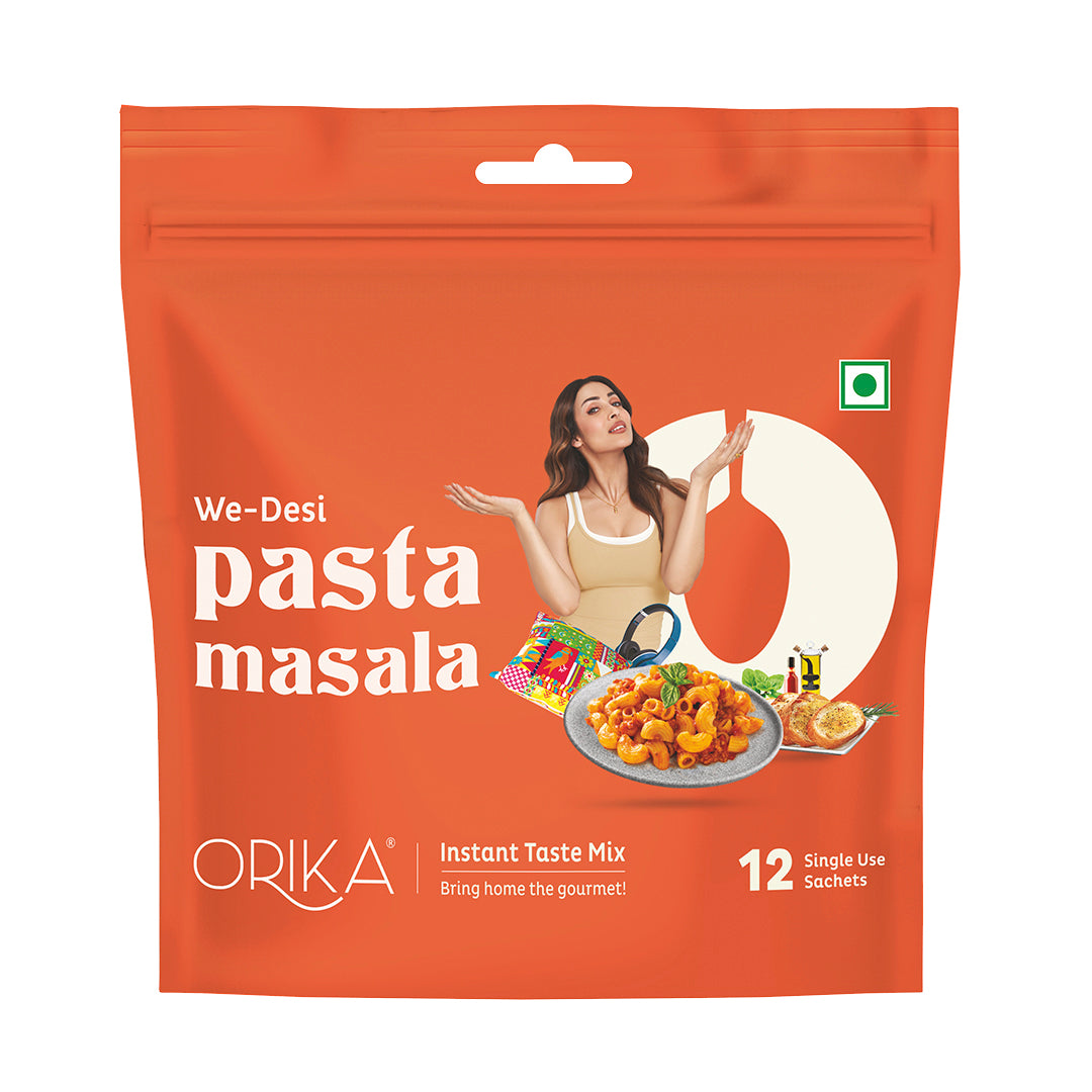 We-Desi Pasta Masala, All in One Masala, 12 single use sachets